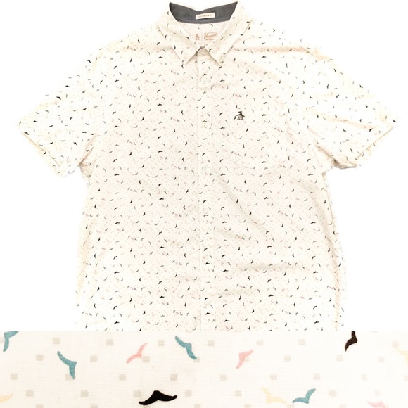 Original Penguin | Shirts | Original Penguin Heritage Slim Fit Short ...